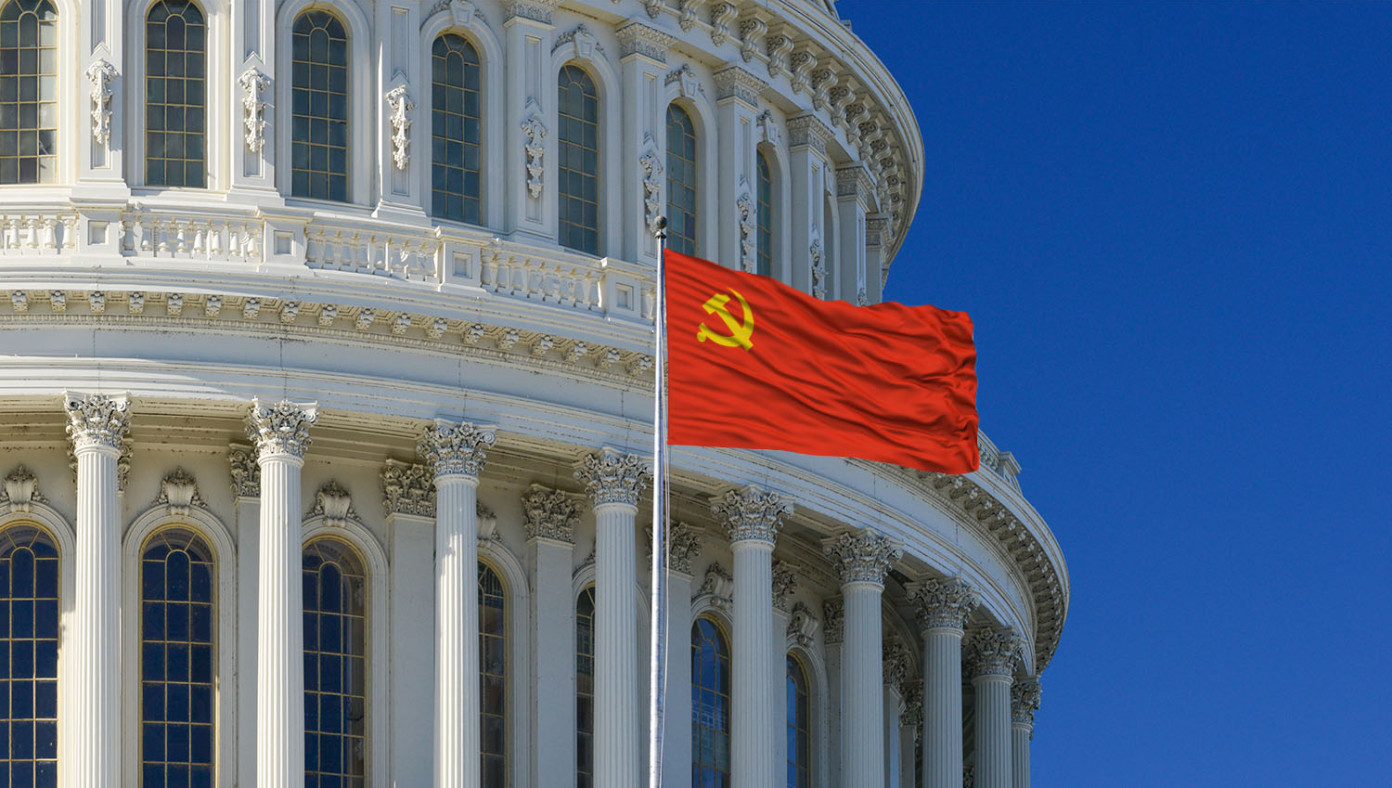 CCP Flag Flies Over Capitol Marking Democrat Control Of Presidency